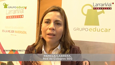 Entrevista Pamela Cabrera – Seminario «En búsqueda del Liderazgo Directivo»